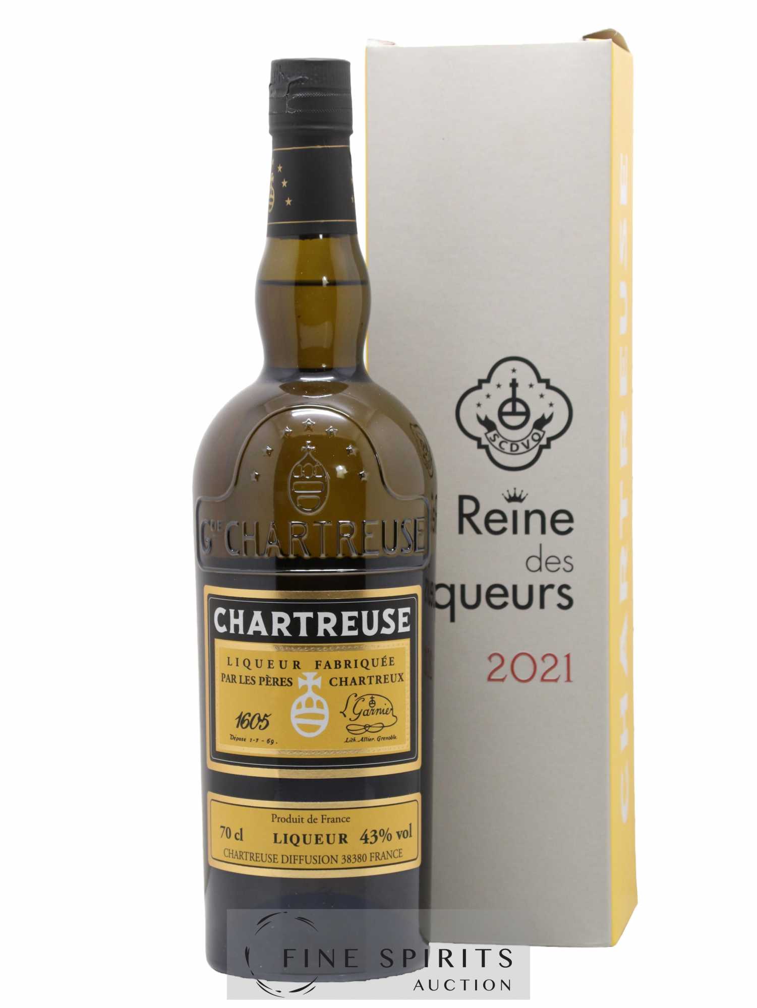 Acheter Chartreuse Of. Jaune - Reine des Liqueurs Mise 2021 - 1700 ...