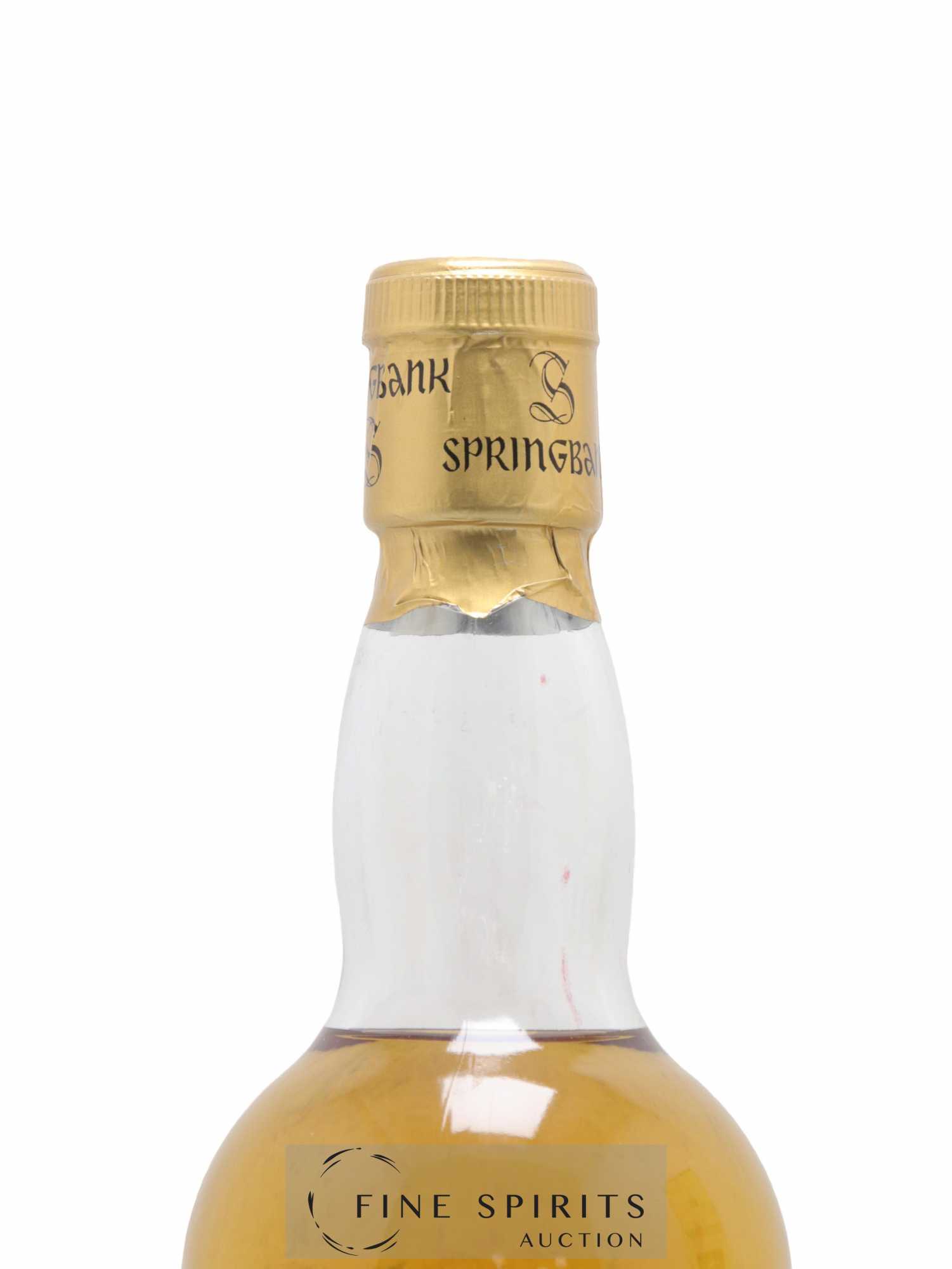Acheter Springbank 15 years Of. Parchment Label (lot: 806)
