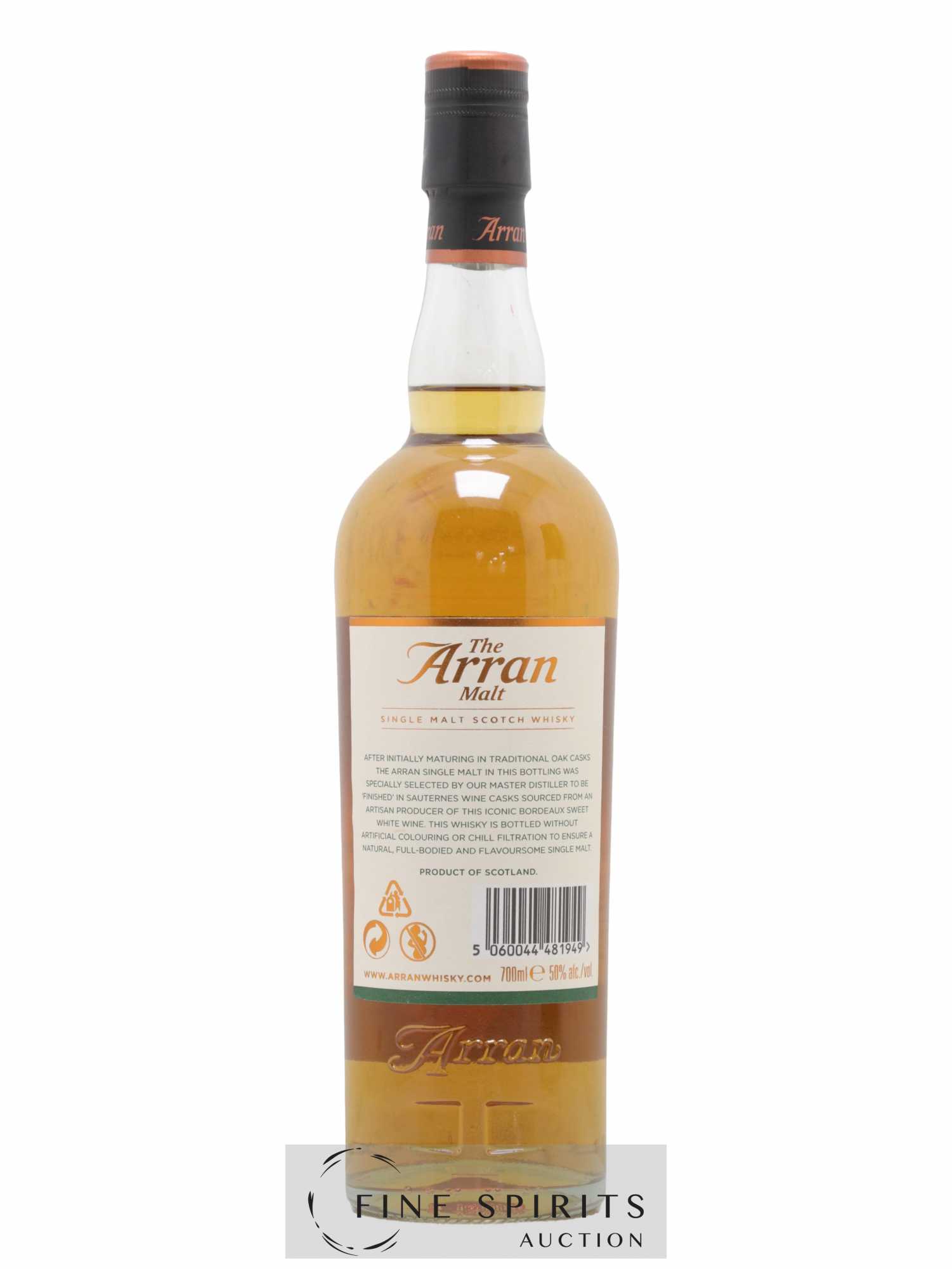 Buy Arran Of. The Sauternes Cask Finish Cask Finishes (lot: 654)