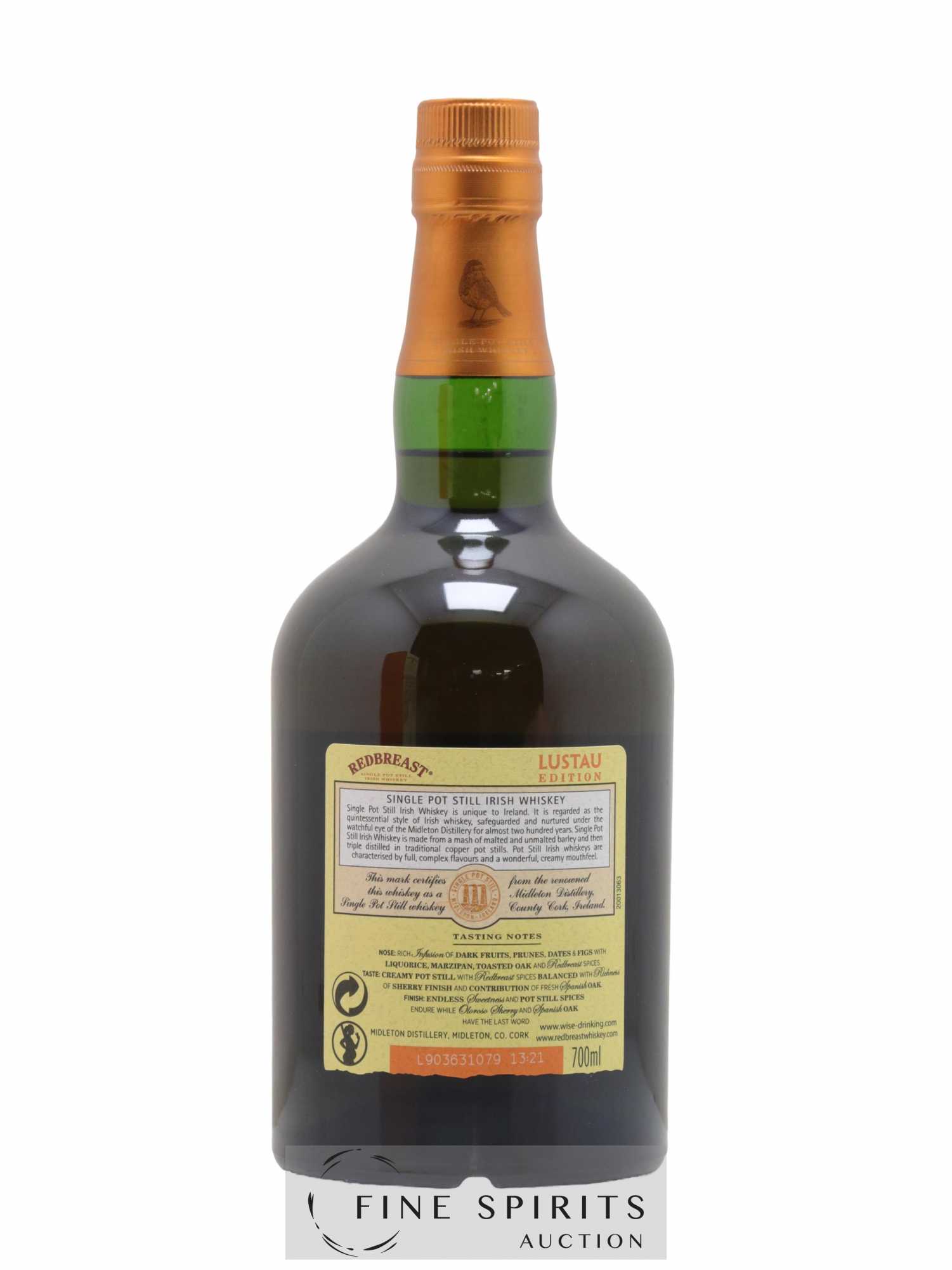 Buy Redbreast Of. Single Pot Still Lustau Edition - Sherry Finish (lot ...