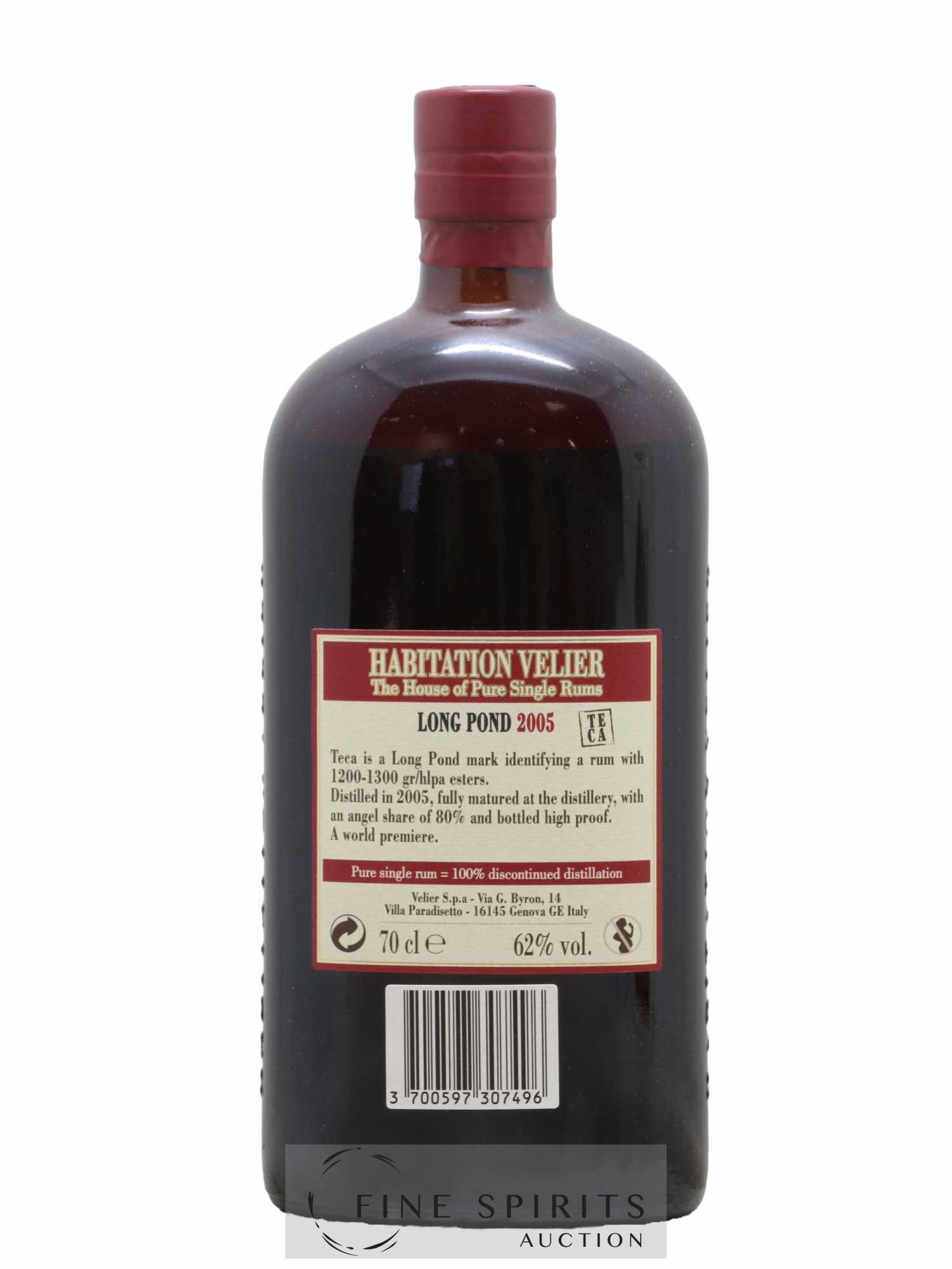 Acheter Long Pond 14 years 2005 Velier TECA bottled 2019 Habitation ...