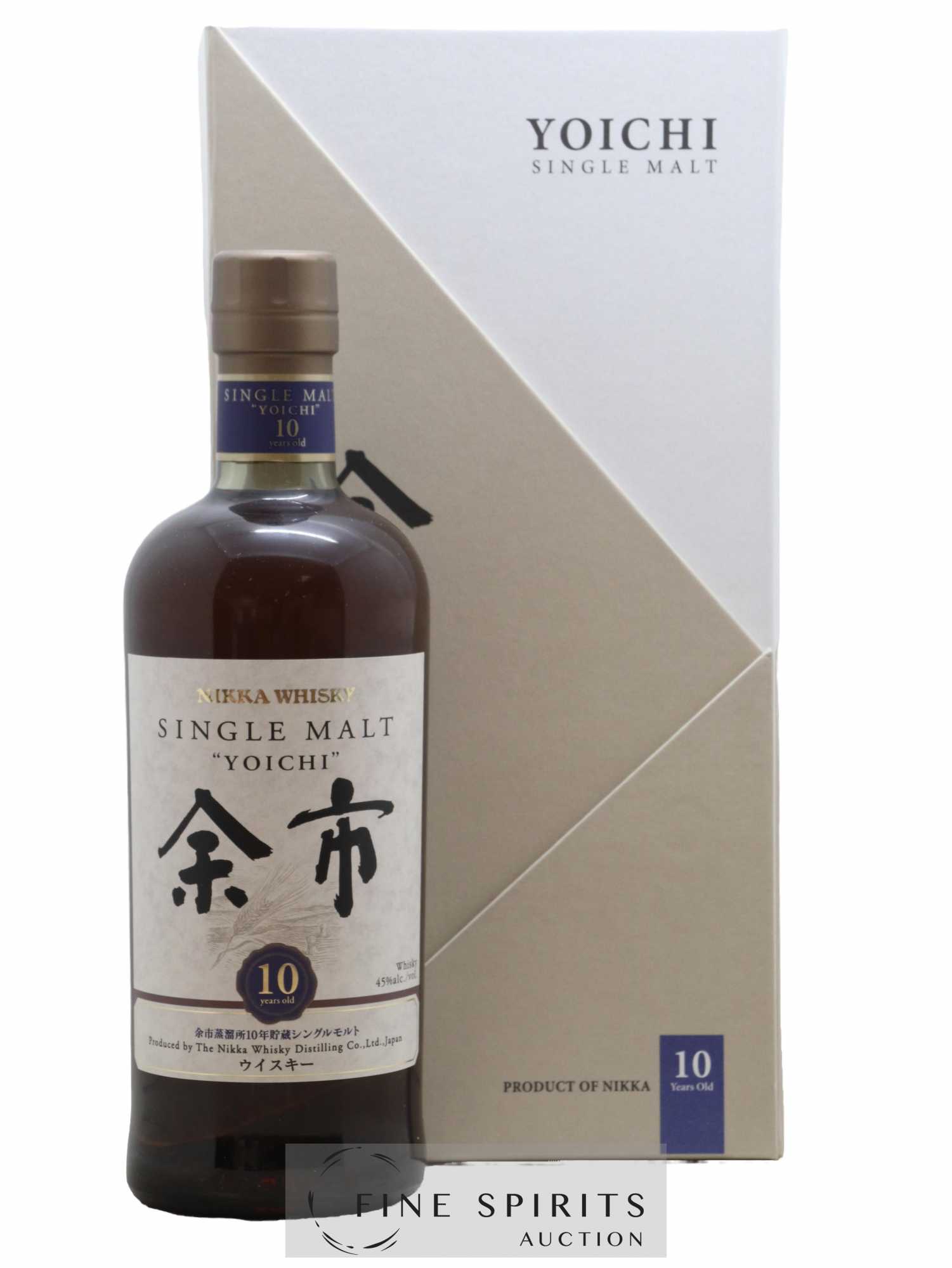 Buy Yoichi 10 years Of. Gift Box 2 Glasses Nikka Whisky (lot: 1236)
