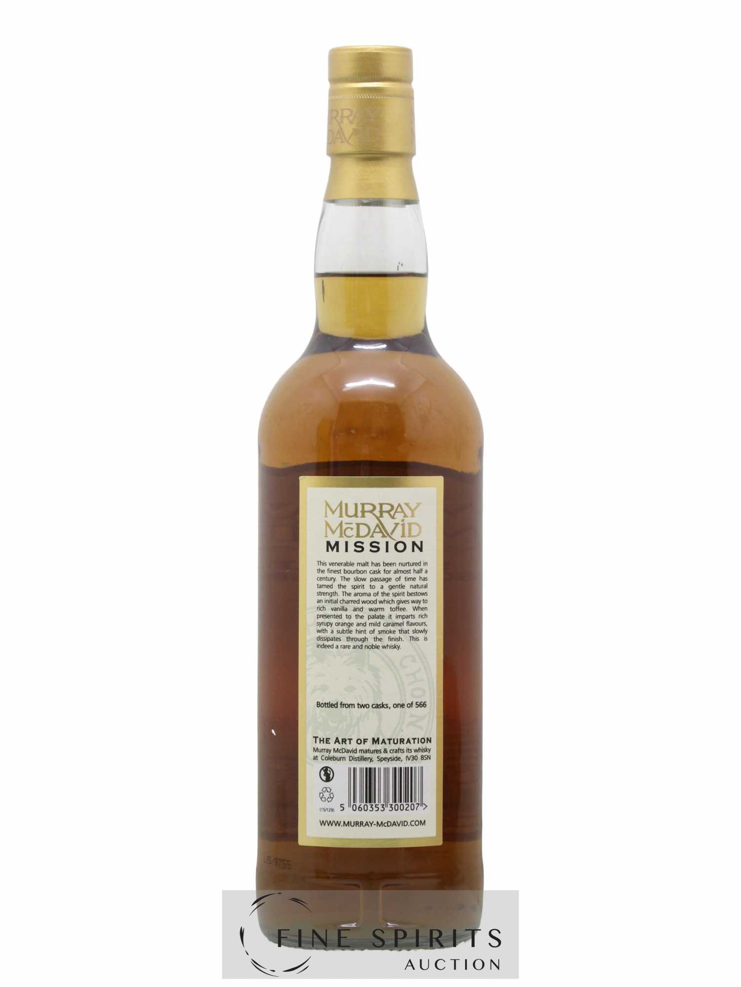 Acheter Tomintoul 48 years 1967 Murray Mc David Mission Gold Bourbon Casks 150031-2 - One of 566 ...