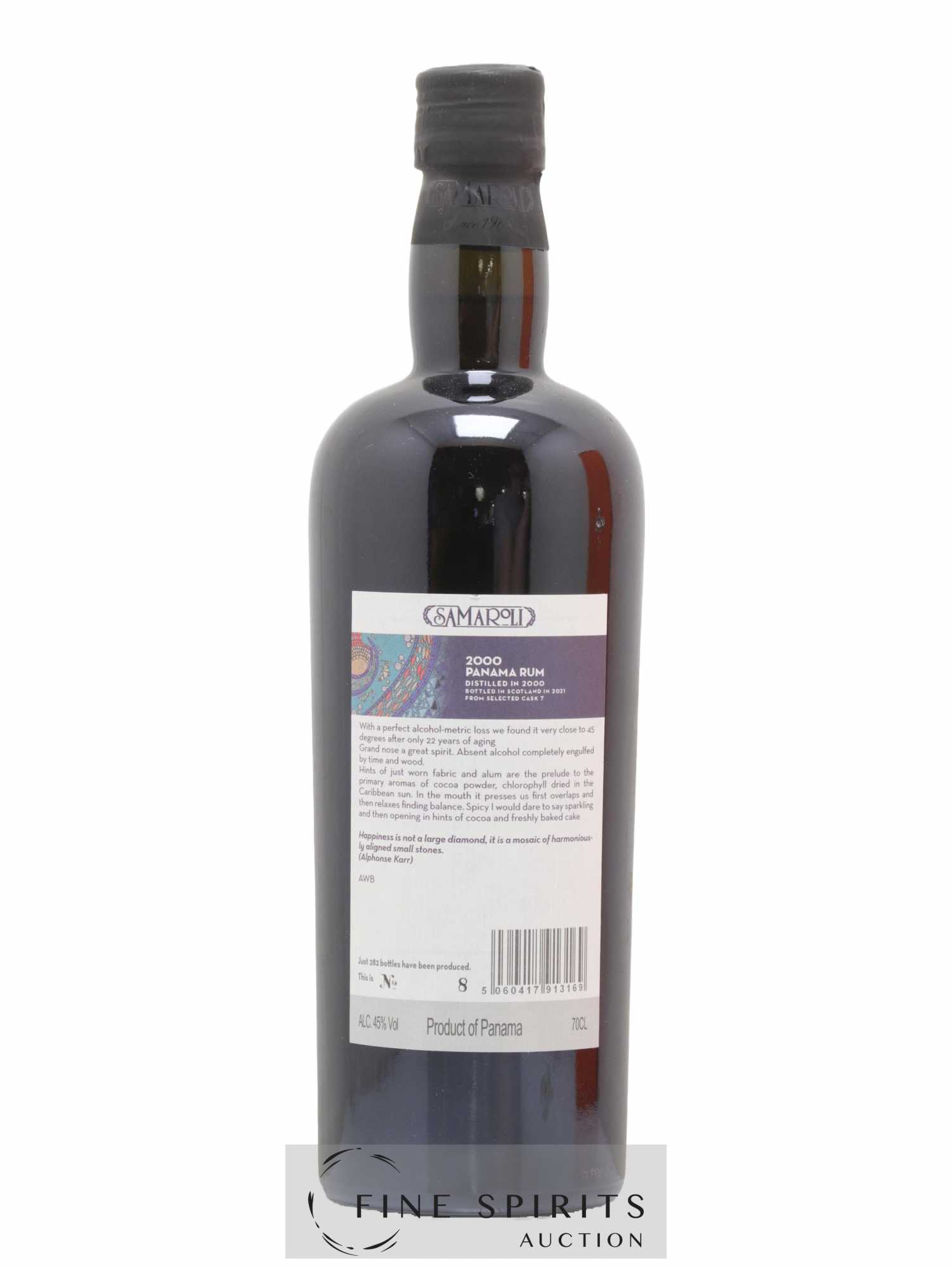 Buy Samaroli 2000 Of. Panama Cask n°7 - One of 282 - bottled 2021 (lot ...