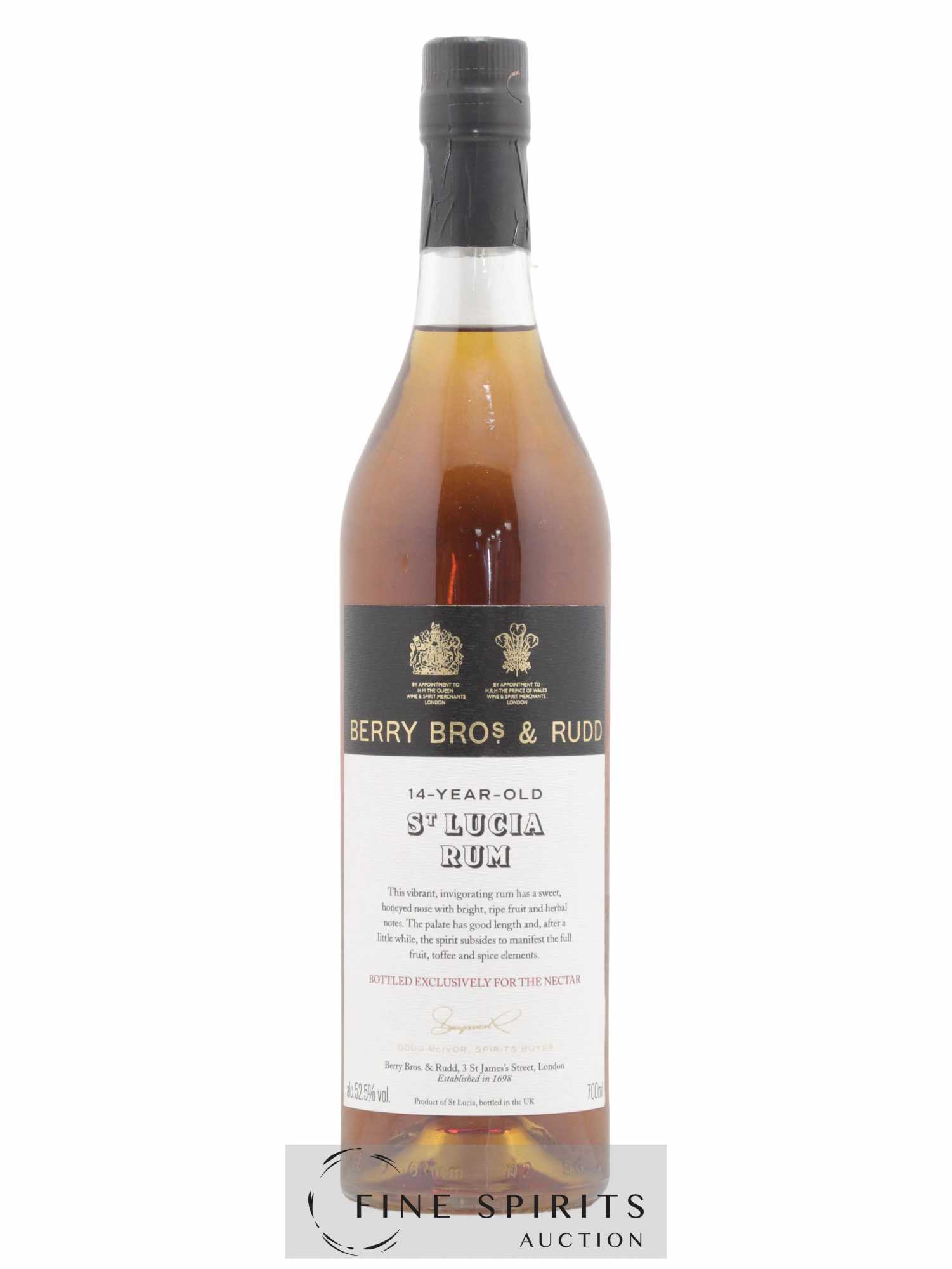 Acheter St Lucia 14 years Berry Bros & Rudd The Nectar (lot: 747)