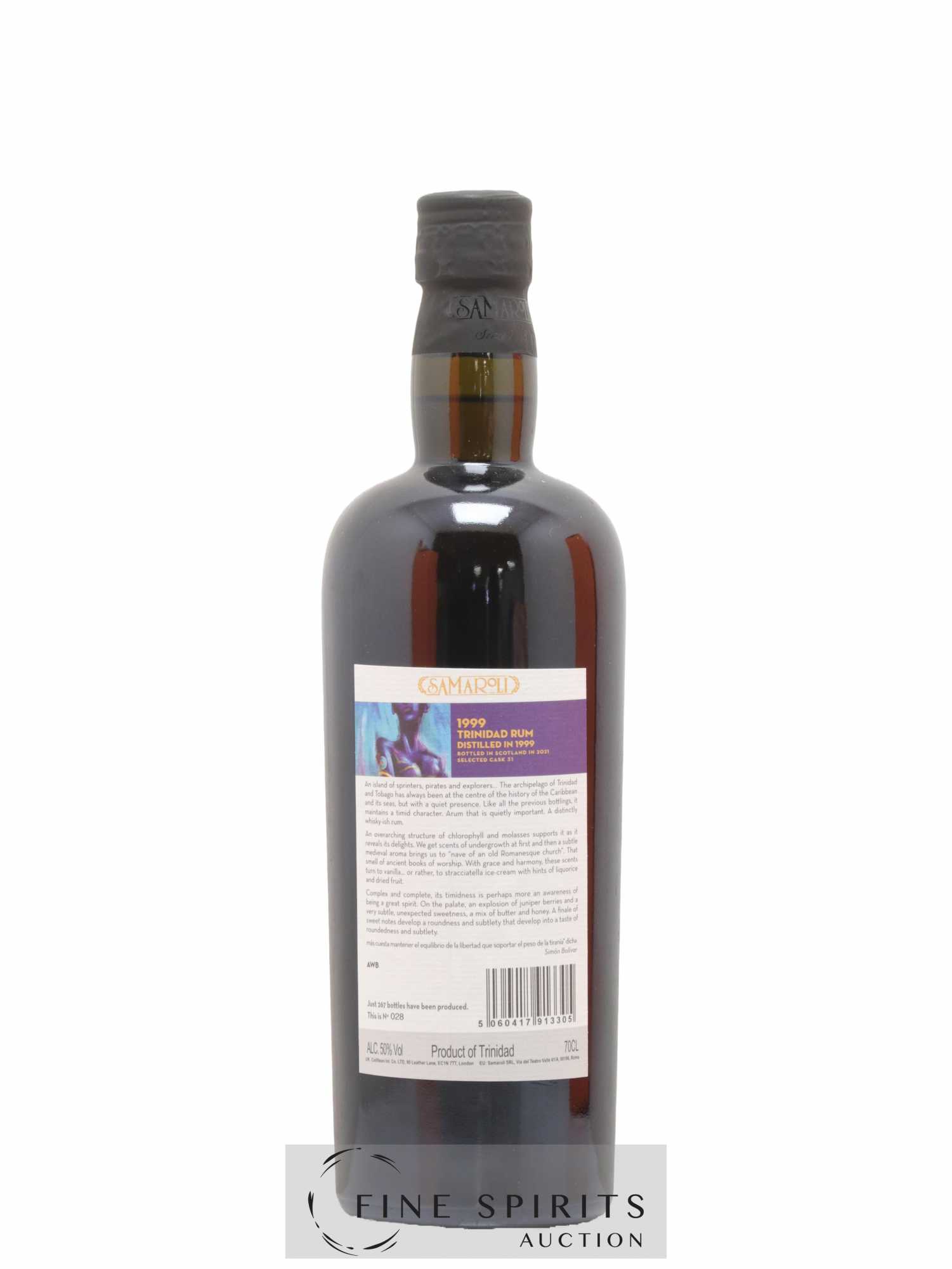 Buy Samaroli 1999 Of. Trinidad Cask n°31 - One of 267 - bottled 2021 ...