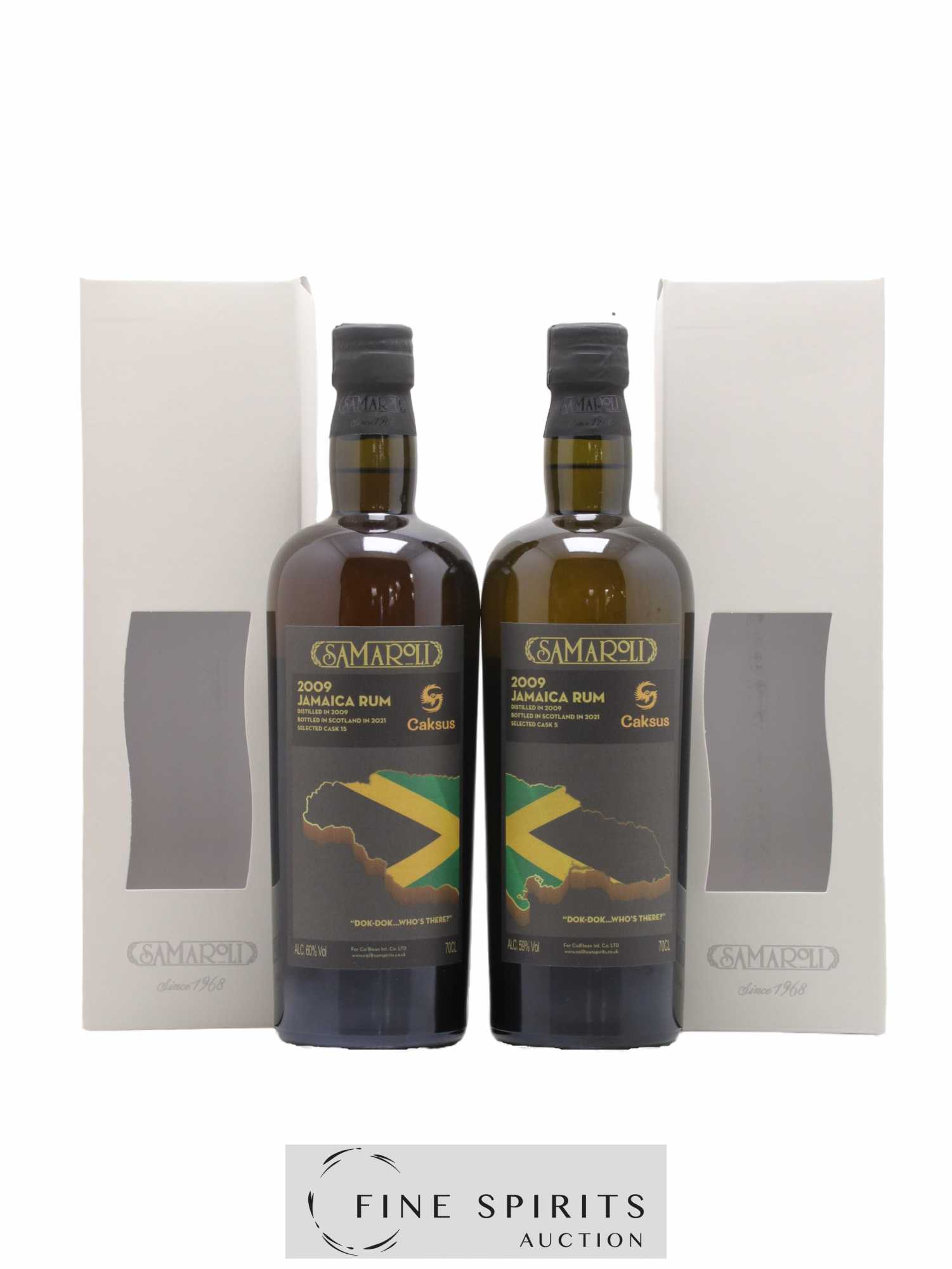 Buy Samaroli 2009 Of. Jamaica - Set of 2 bottles Casks n°5-15 - bottled ...