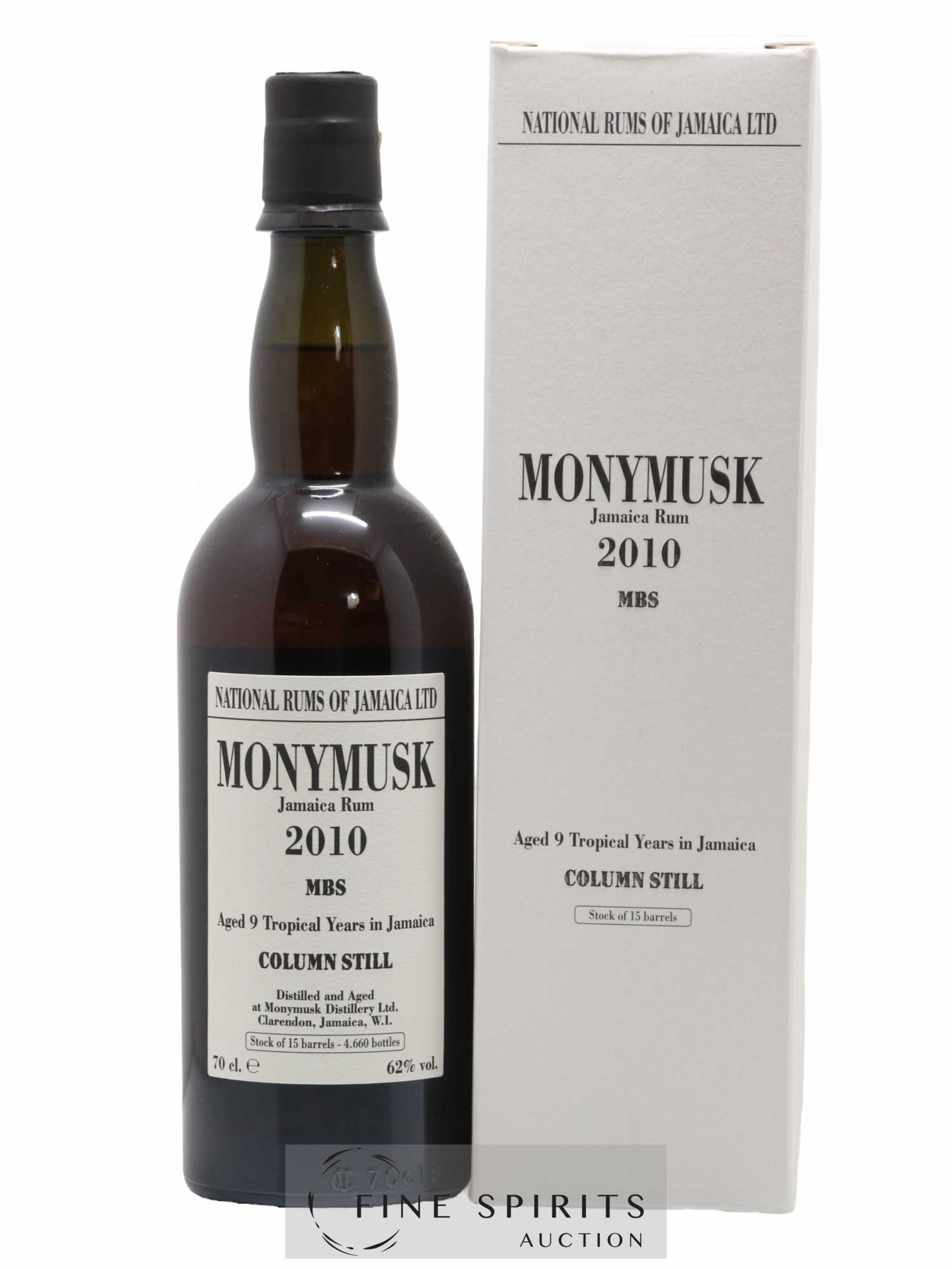 Buy Monymusk 9 years 2010 Velier Column Still Mark MBS - One of 4660 ...