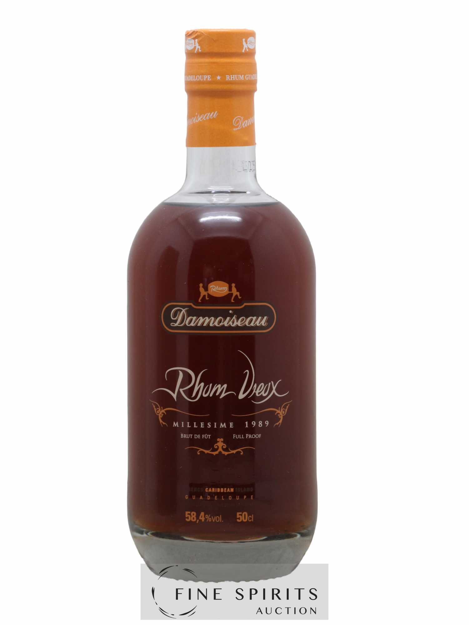 Acheter Damoiseau 1989 Of. Full Proof - bottled 2010 (lot: 1108)