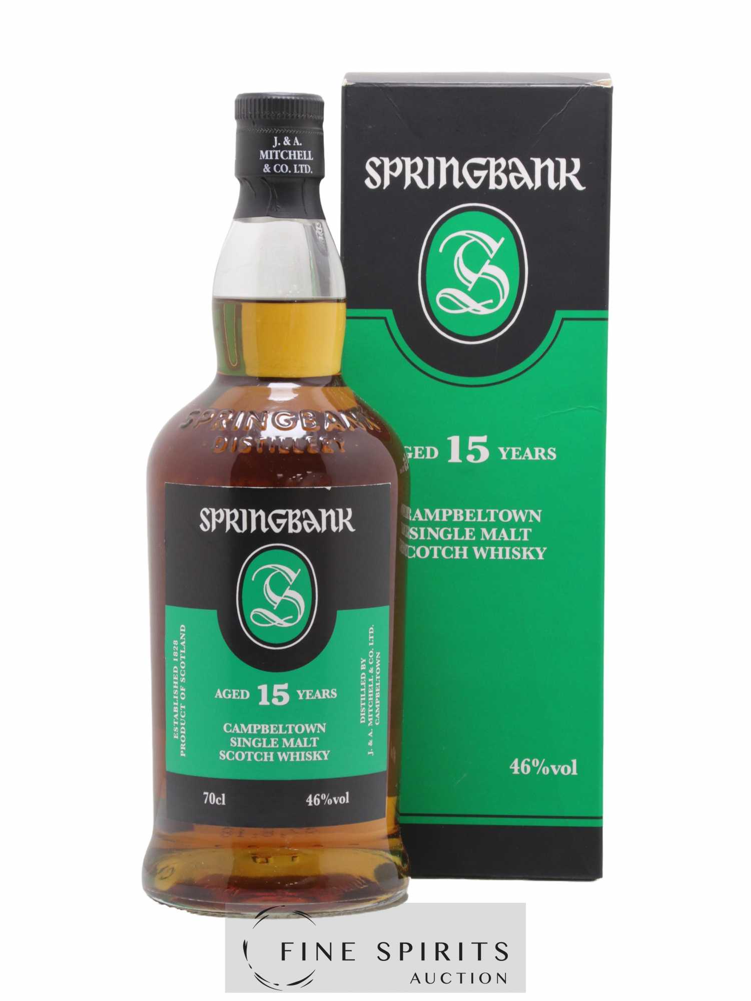 Buy Springbank 15 years Of. Green Label (lot: 1016)