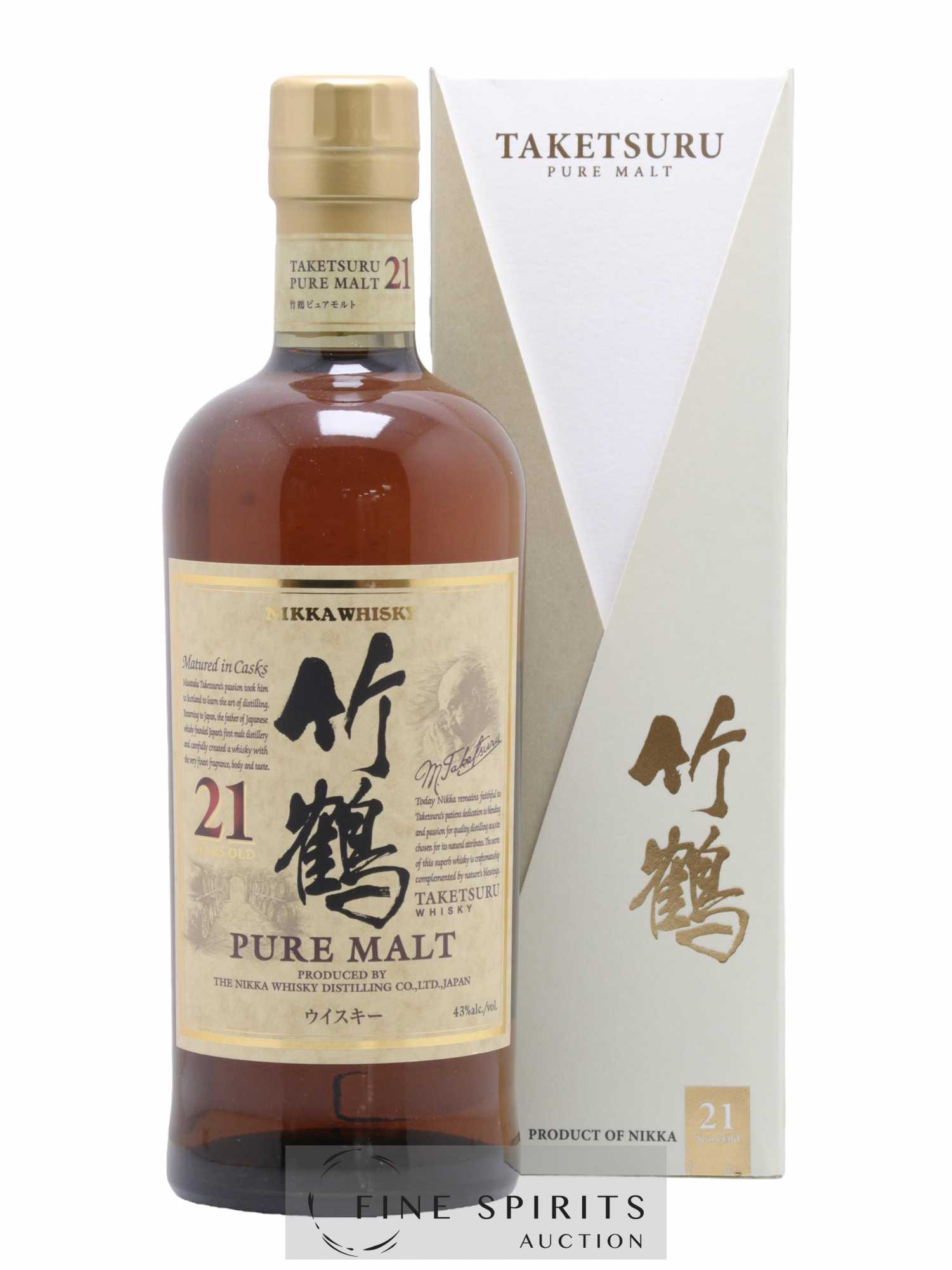 Acheter Taketsuru 21 years Of. Pure Malt Nikka Whisky (lot: 1202)
