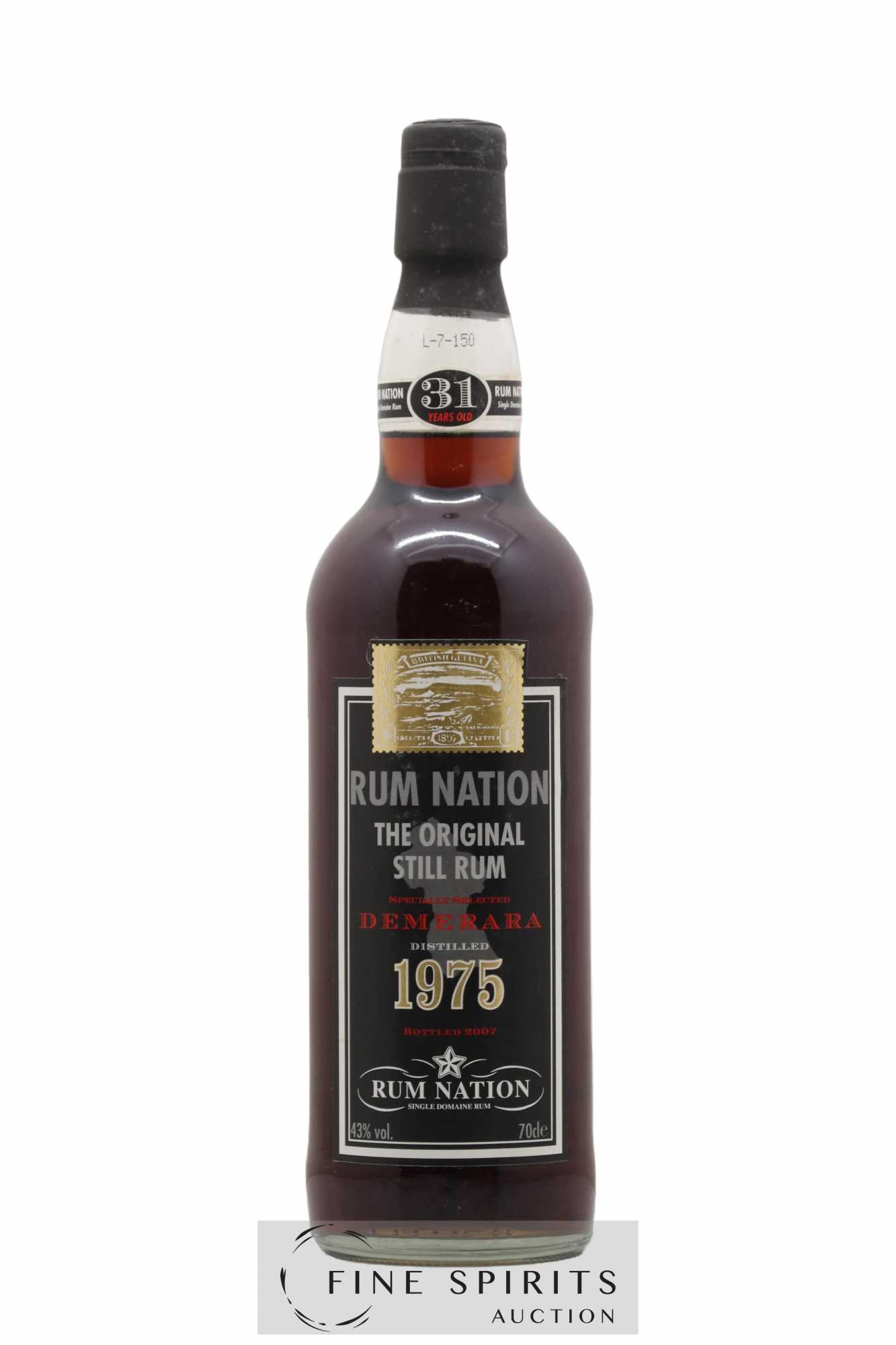Acheter Rum Nation 31 years 1975 Of. bottled 2007 Specially Selected ...