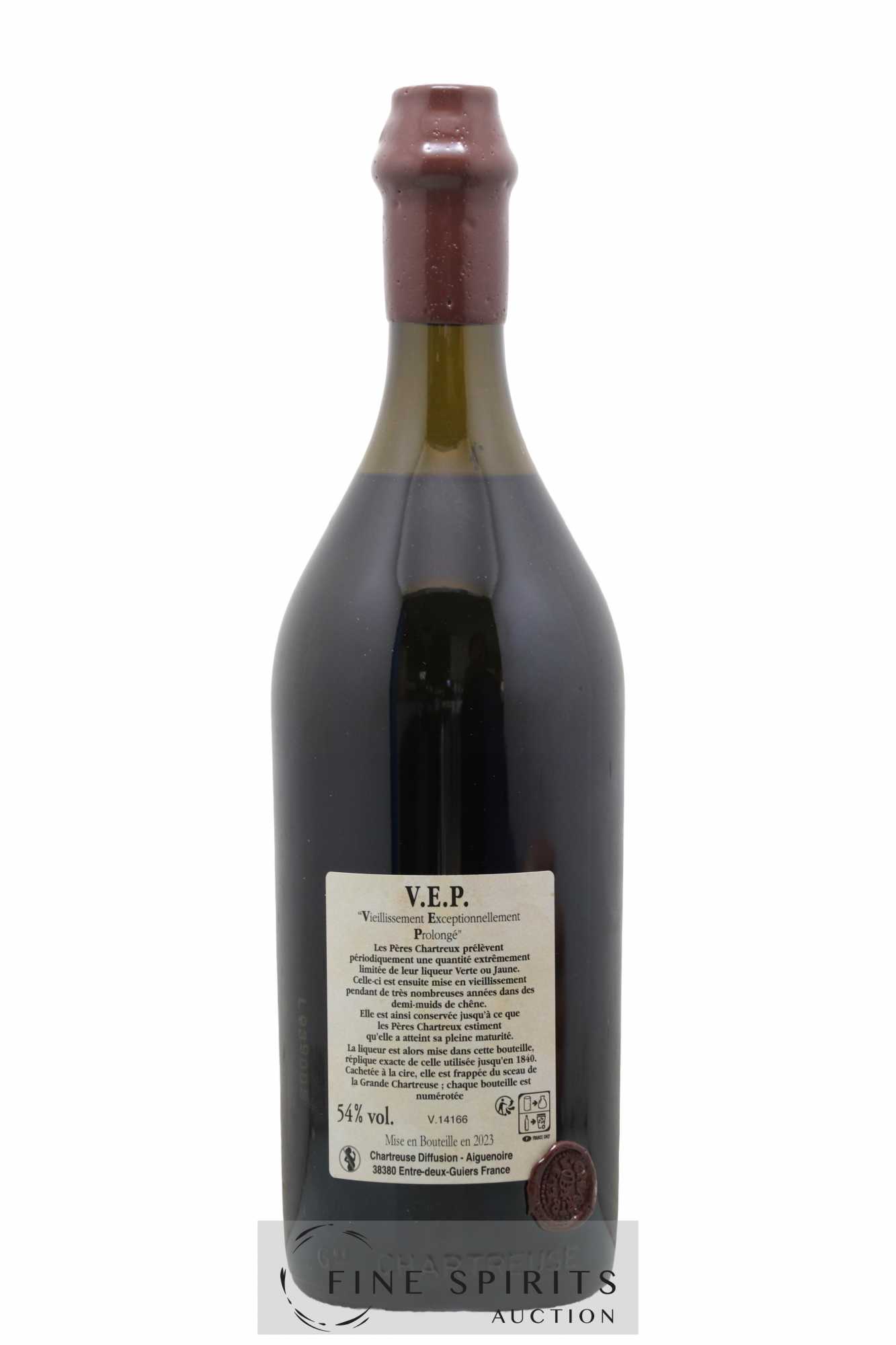 Buy Chartreuse Of. Verte V.E.P. Mise 2023 (1L.) (lot: 22)