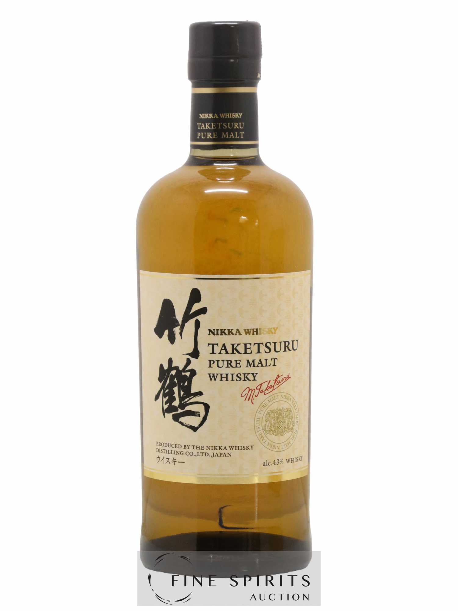 Acheter Taketsuru Of. Pure Malt Black label Nikka Whisky (lot: 2229)