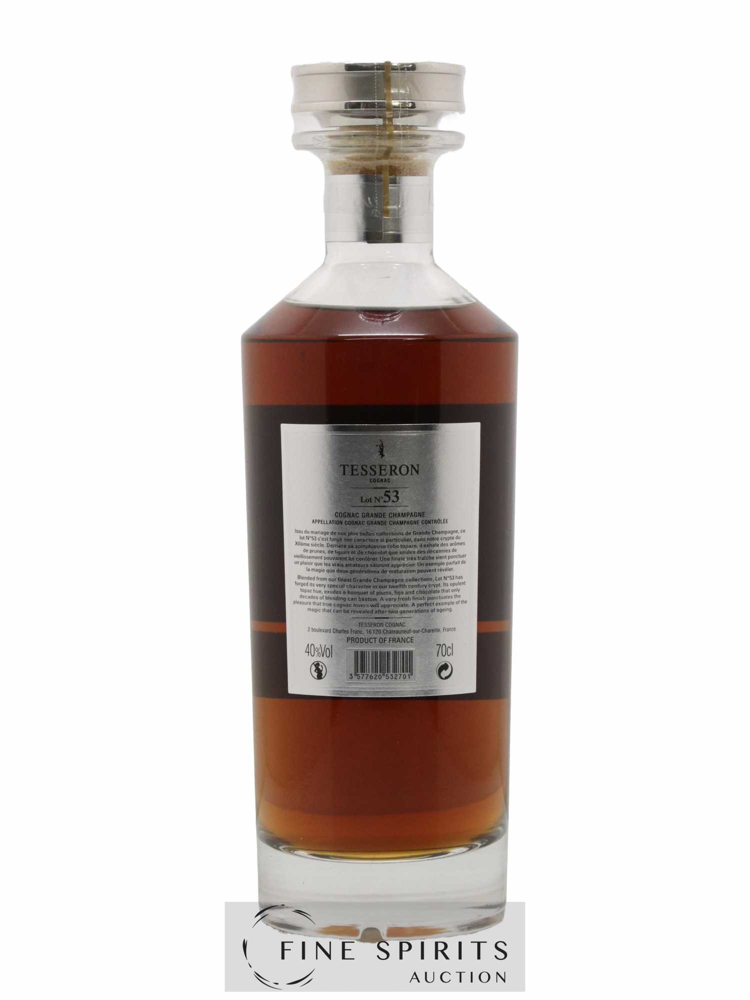 Acheter Tesseron Of. X.O Perfection Lot n°53 Cognac 1er Cru (lot: 8)