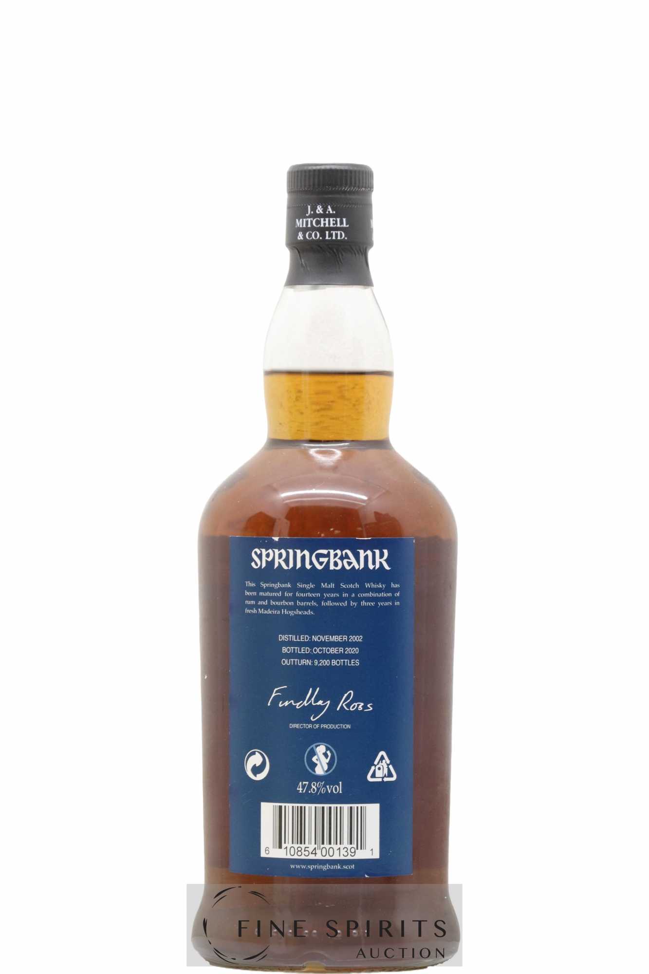 Buy Springbank 17 years 2002 Of. One of 9200 bottles - Bottled 2020 ...