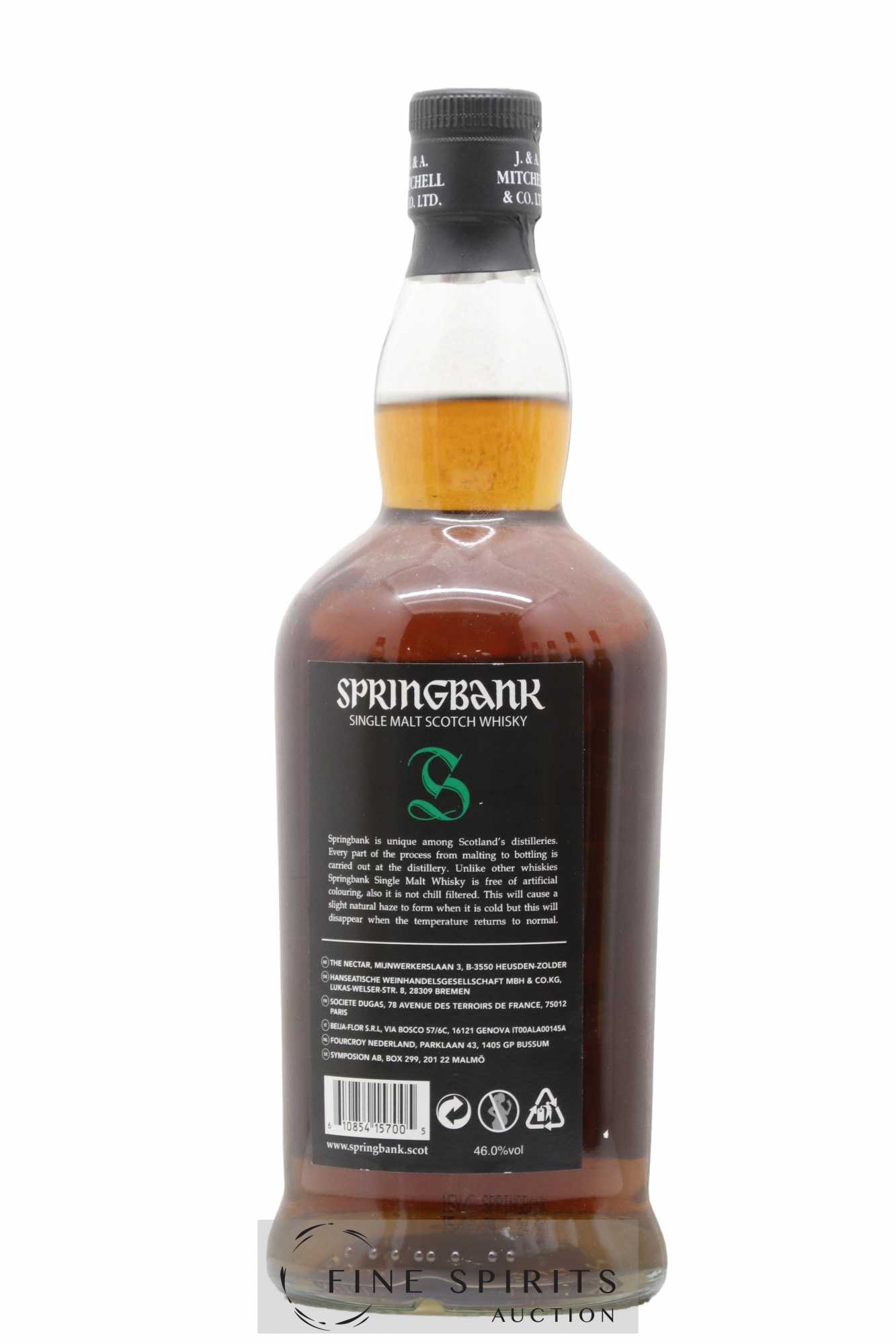 Acheter Springbank 15 years Of. Green Label (lot: 1815)
